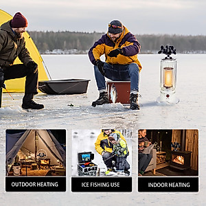 Wood Stove Fan,Double Head 6 Blade Fireplace Fan,Slient Heat Powered Stove Fan for for Gas/Pellet/Wood Burning Stove,200CFM Ecofan Komin Log Wood Burner Fan Stove Accessories Non Electric