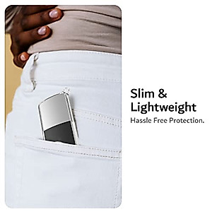 TUDIA Clear TPU Protective Case Compatible for KardiaMobile 6L, Soft Lightweight Transparent Protective Case Designed for KardiaMobile 6L EKG Monitor