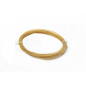 n.g.w. NGW Natural Gut Tennis Racquet Strings Natural Resin Color (Natural, 16G)