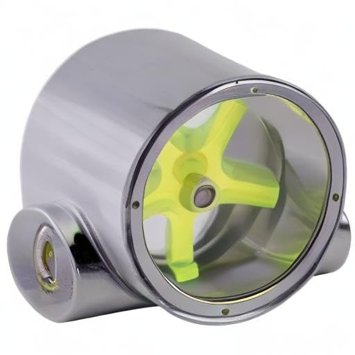 Tungsten Alloy Water Indicator, G1/4" Standard Female to Female Thread Computer Water Cooling Indicator, for PC Water Cooling System