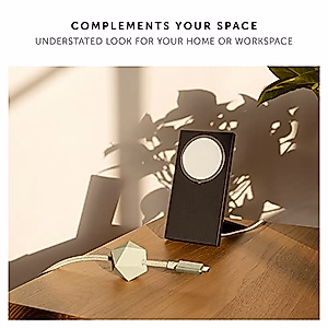 Native Union Rise Dock MagSafe Compatible - Premium Weighted Metal Stand for iPhone 14, 14 Plus, 14 Pro Max, iPhone 13 Pro Max – Compatible with MagSafe Charger