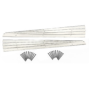 EasyFlex Aluminum Landscape Edging Project Kit, 8 Metal Garden Edging Pieces with Spikes, 48 feet, Mill