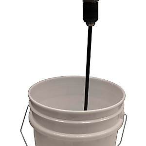 ALLWAY SM5 SM5 All-Steel Spiral Paint & Mud Mixer Drill Attachment for 5-Gallon Containers