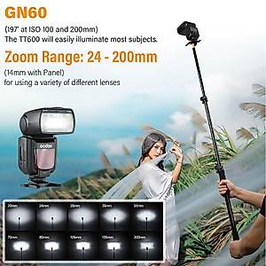 GODOX TT600S 2.4G Wireless Camera Flash Speedlite with Diffuser, Master Slave Off GN60 Manual Flash, Support HSS When paired Off Camera with Godox X Trigger System for Sony Cameras (TT600S for Sony)