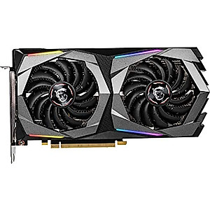 MSI Gaming GeForce RTX 2060 Super 8GB GDRR6 256-bit HDMI/DP G-SYNC Turing Architecture Overclocked Graphics Card (RTX 2060 Super Gaming X)