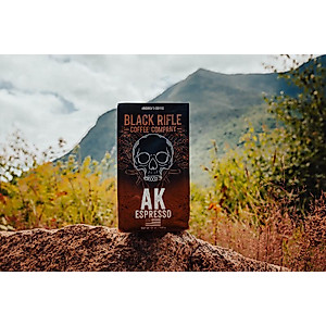 Black Rifle Coffee Company, AK-47 Espresso,100% Arabica Coffee,Colombian Supremo Roasted Dark, Whole Bean 12 oz Bag