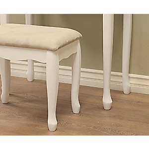 Frenchi Home Furnishing Vanity Set with Stool and Mirror