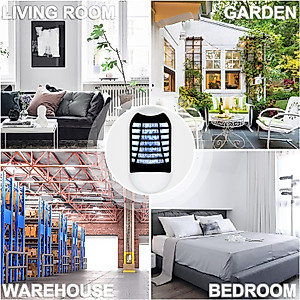 Bug Zapper Indoor,Fly Trap for Indoors Electronic Mosquitoes Killer Mosquito Zapper with Blue Lights for Living Room, Home, Kitchen, Bedroom, Baby Room, Office. (2)