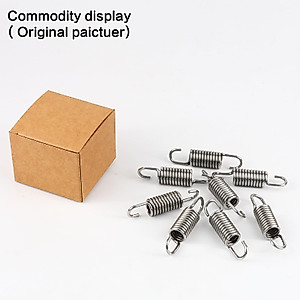 GNPADR 2-1/4inch(8Pcs) Stainless Steel Protective Coated Replacement Furniture Tension Springs for Recliner Sofa Bed [11Turn]
