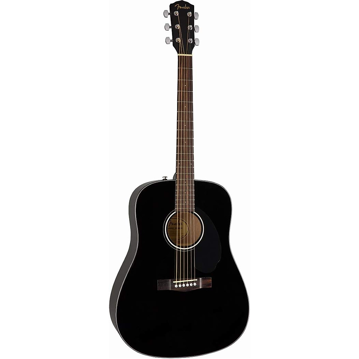 Fender CD-60S Dreadnought Acoustic Guitar, with 2-Year Warranty, Black