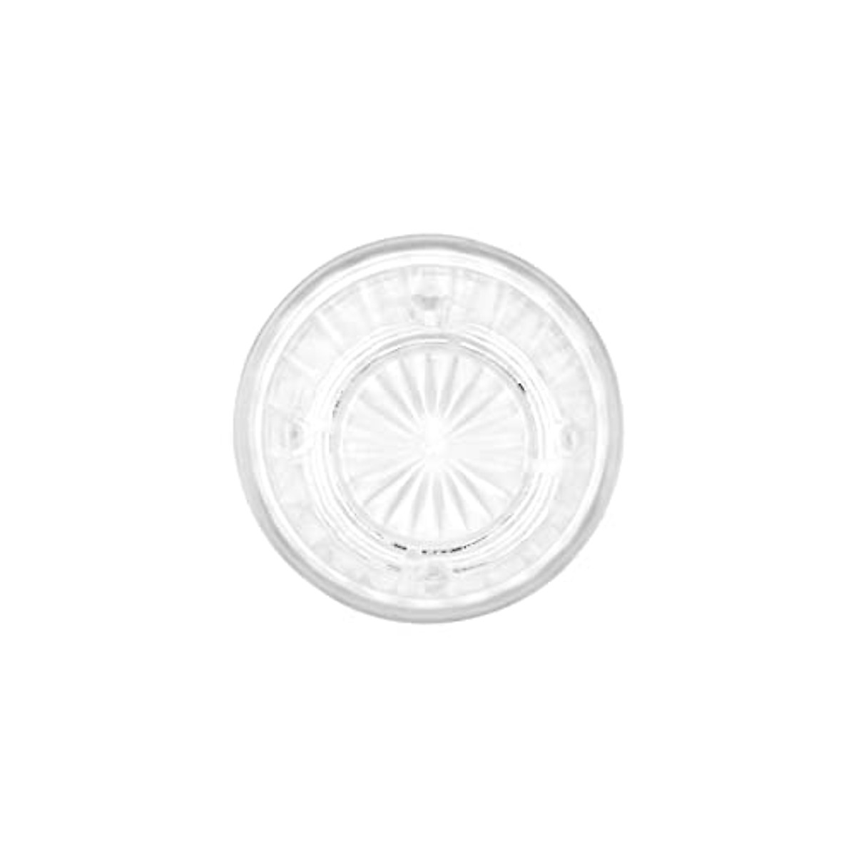 G.E.T. 8805-1-CL-EC Heavy-Duty Shatterproof Plastic Faceted Tumblers, 5 Ounce, Clear (Set of 4)