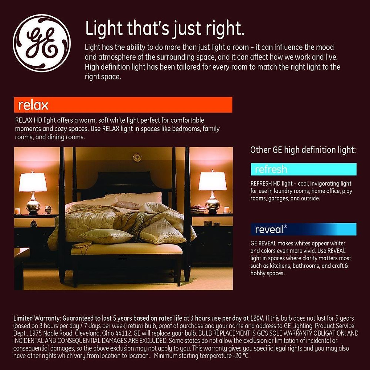 GE 10W WHT A15 Rel Bulb