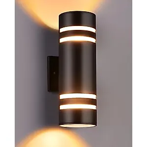 Housen Solutions Outdoor Light Fixture, IP65 Waterproof Exterior Lighting Fixtures, Oil Rubbed Bronze Aluminum Wall Mount Porch Lights, Outdoor Lights for House Garge