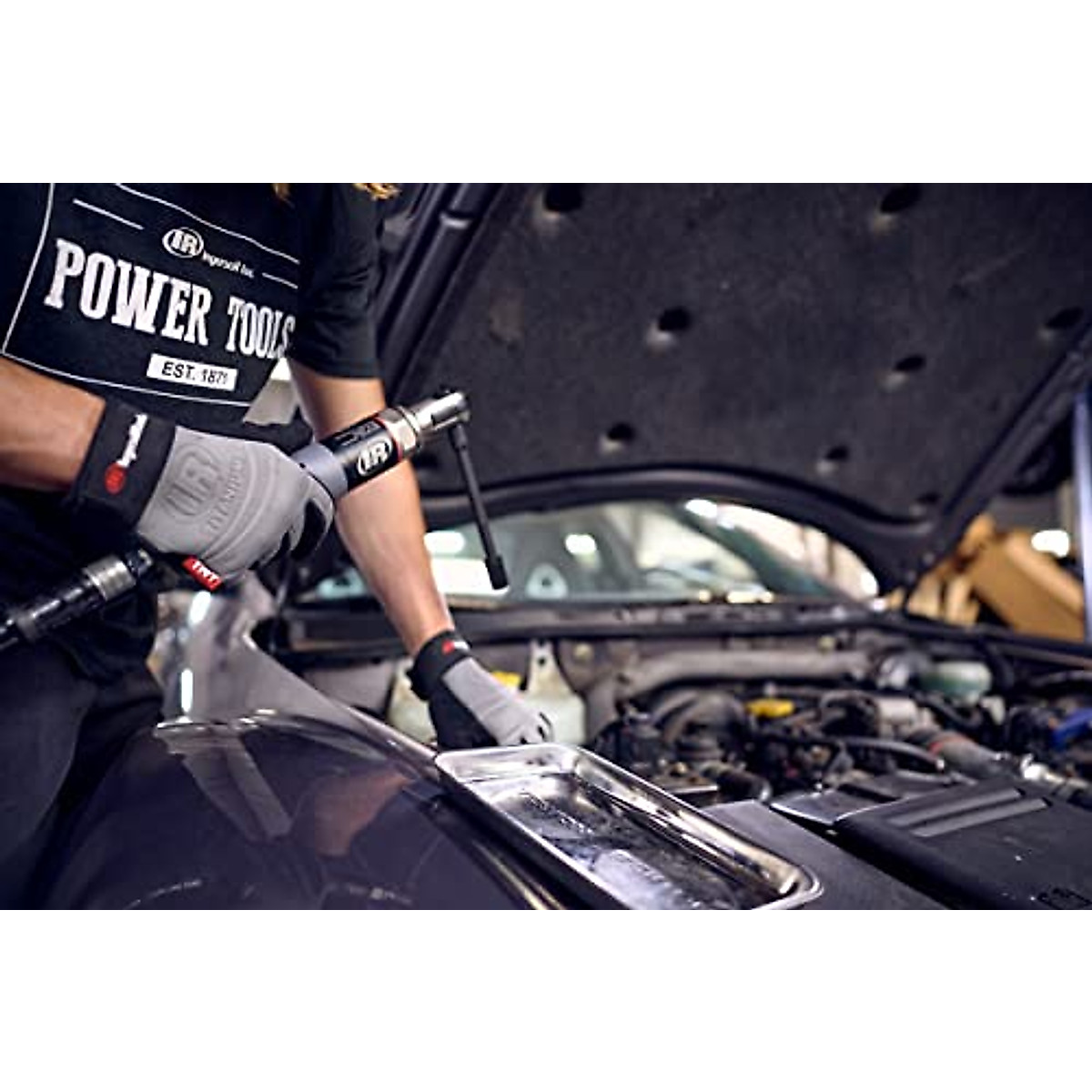 Ingersoll Rand 1211MAX-D3 3/8" Drive Air Ratchet Wrench, 80 ft-lb Nut Busting Torque, 625 RPM