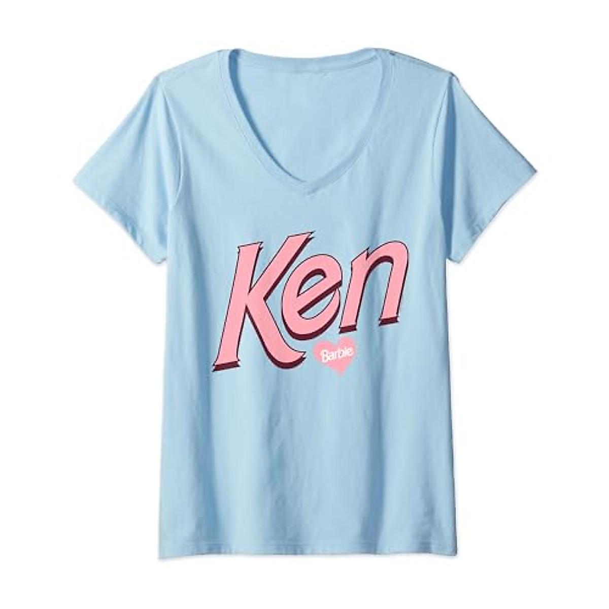 Barbie Valentines Ken Love V-Neck T-Shirt