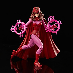 Marvel Legends Series Scarlet Witch 6-inch Retro Packaging Action Figure Toy, 4 Accessories