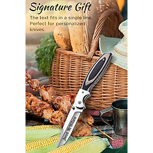 Grand Way Customized pocket Knife – Customized Gifts – Men’s Unique Knife for Him – Best Custom Knives – Cool Engraved Present for Husband Boyfriend – Gift for Birthday 04003 PS