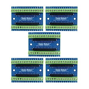 Aideepen 2PCS ESP32 DC 5V Dual-core WL with OV2640 Camera TF Card Module+5pcs Nano Screw Terminal Adapter
