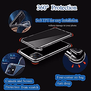 AnNengJing Custom iPhone 11 6.1 in Cases Soft TPU Bumper Crystal Clear Shock Absorbing Cover Personalized Photo Phone Cases for iPhone 11 6.1"