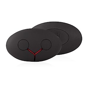 Moshi Moonrock in-Ear Headphones w/Compact Storage pod- Black
