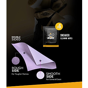 Crep Protect Box Pack - Premium Sneaker Cleaning Kit with 6 x Sneaker Wipes, 2 x Pill, Eraser, 3.5 oz Cleaning Solution, Microfibre Cloth & Brush