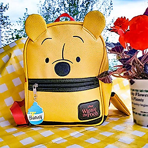 Disney Winnie The Pooh Hunny Lovin' Textured Faux Leather 3D Ears Mini Backpack