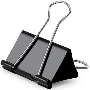 Upgrade Extra Large Binder Clips 2.4 Inch Length for Office (8 Pcs)