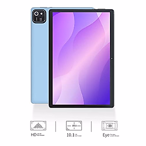 JUNINKE Tablet Android 12, 10 inch Android Tablet, 3+64GB, Quad-Core Tablets, IPS HD Screen, Powerful Performance, High Capacity, 6000mAh,GPS,FM