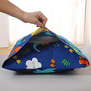 Cloele Toddler Bedding Set Dinosaur - Kids Bed Set 2 Piece Toddler Bed Sheet Set - Includes Fitted Sheet and Reversible Pillowcase - 100% Polyester Soft Baby Bedding Sheet & Pillowcase for Boys