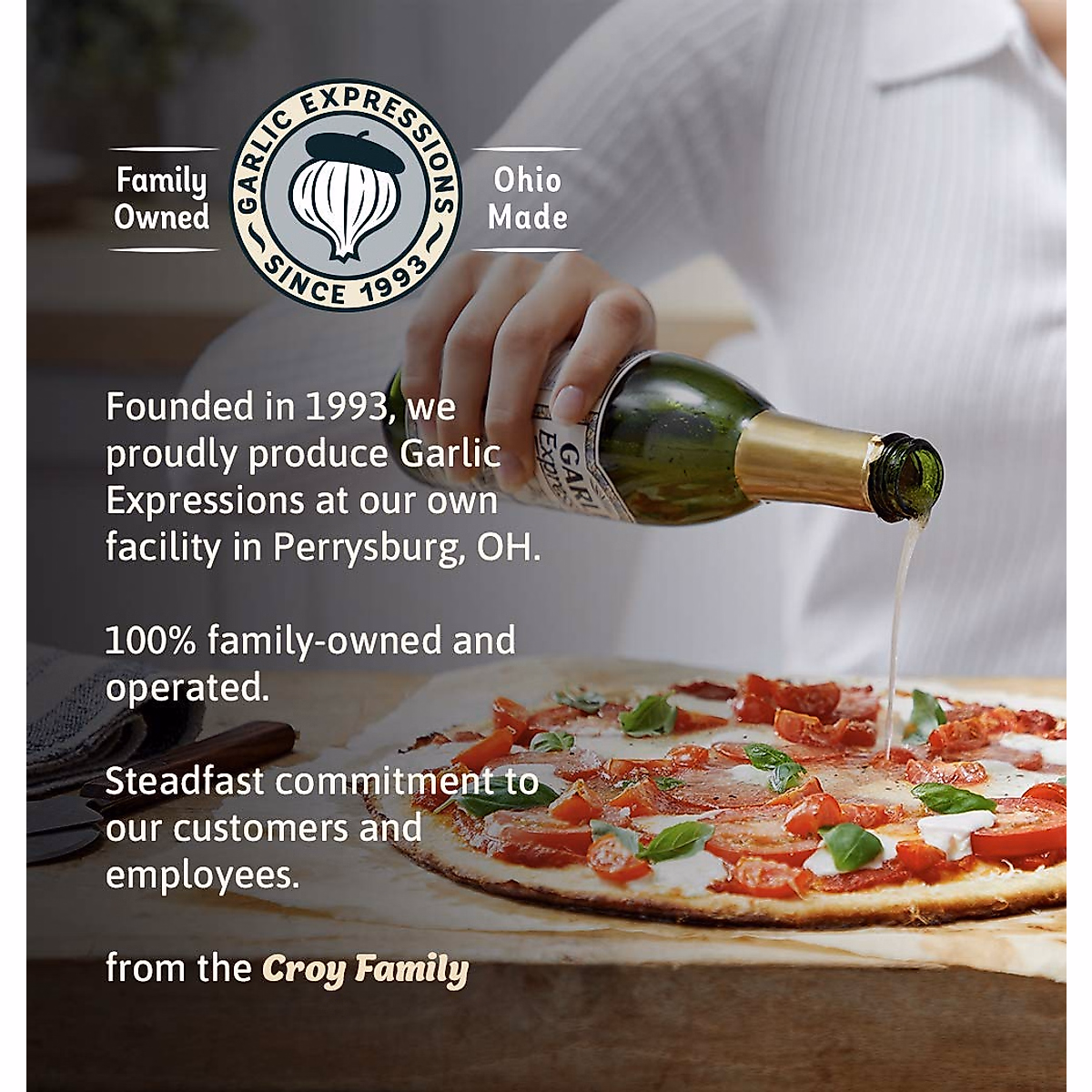 Garlic Expressions Vinaigrette Salad Dressing, Marinade (Pack of 3)