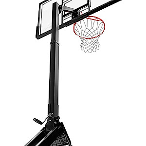 Spalding Momentous EZ Assembly 54" H-Frame Acrylic Portable Basketball Hoop