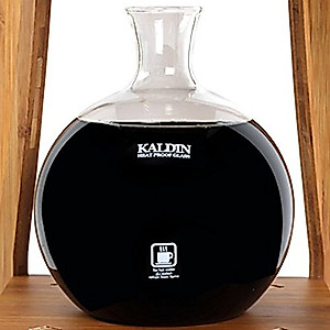 KALDIN DUTCH Cold Brew Coffee Iced Coffee Maker For 15 People 1500ml Wooden Tower Home Drip Dutch Machine (Dark Brown)