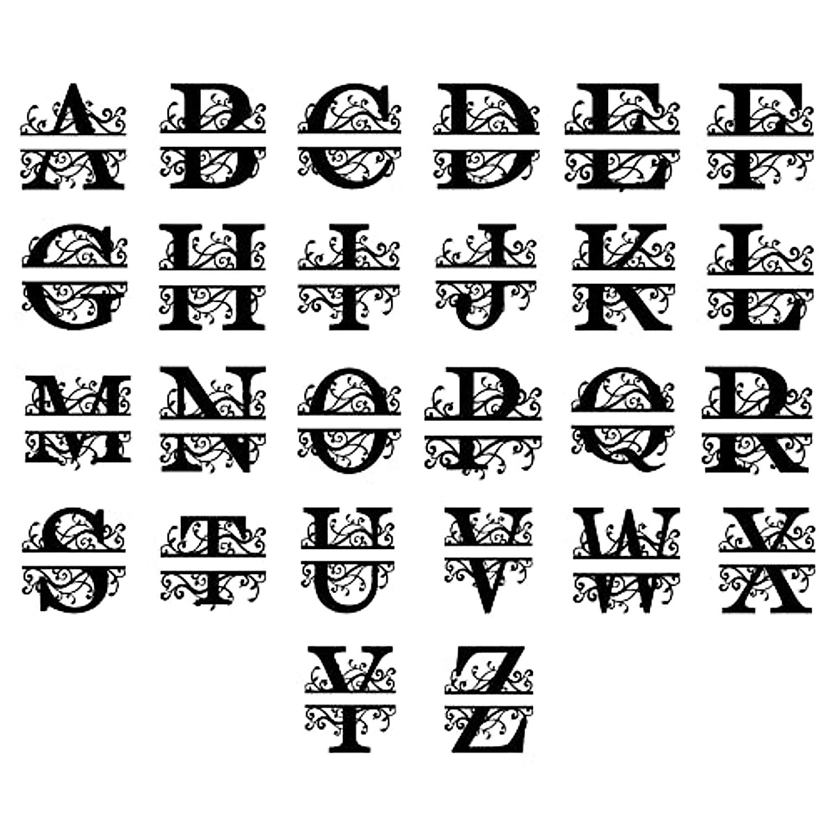 Personalized Family Name Sign, Personalized Metal Sign, Custom Metal Sign, Monogram Wall Decor, Personalized Last Name Sign, Split Letter Monogram Sign，housewarming gifts for new house