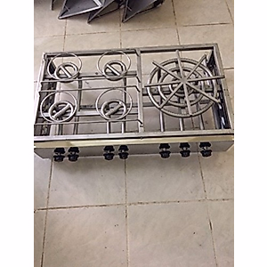 4 Small and 1 Big Burner Combo Set Kunafa Konafa Kanafeh Kunafah Kunefe Stove for Cooking Quarry 4 Small Plates and 1 Big Plate Included Works with Propane Gas (LPG)