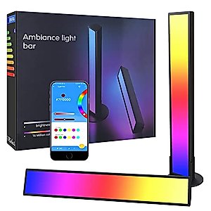 DS Smart LED Light Bars, Gaming Lights, Ambient Light, RGB TV Backlights with Scene Modes and Music Modes for Gaming, Computer Case, PC Monitor, TV, Laptop (Z Series)