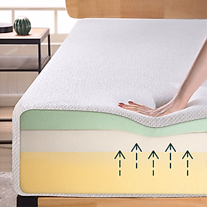 ZINUS 8 Inch Ultima Memory Foam Mattress, Twin, Fiberglass Free, Pressure Relieving, CertiPUR-US Certified, Mattress in A Box, White