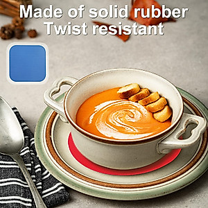 4pcs Jar Gripper Pads, Multifunctional Rubber Jar Gripper Pad Jar Opener Grippers for Elderly Senior Suffering from Weak Hands Arthritis (Blue, Red, Purple, Yellow)