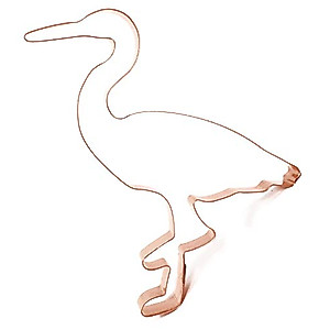 Jumbo Blue Heron Copper Bird Cookie Cutter