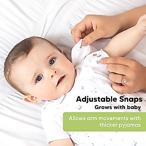 Organic Baby Sleep Sack Wearable Blanket - Baby Sleeping Bag 0-24 Months, Baby Swaddle Blankets for Baby Boy, Girl, Newborn, Infant, Baby Sleeper Swaddles, Baby Sleep Bag (KeaStory, Small 0-3M)