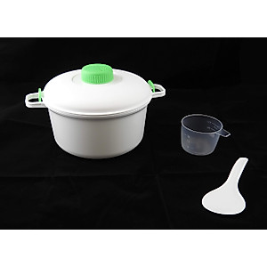 Eco Friendly Microwave Pressure Cooker Steamer Healthy Cooking Quick Fast Vegetables Meats Poultry Fish Rice Cooker No Oil Needed! BPA FREE