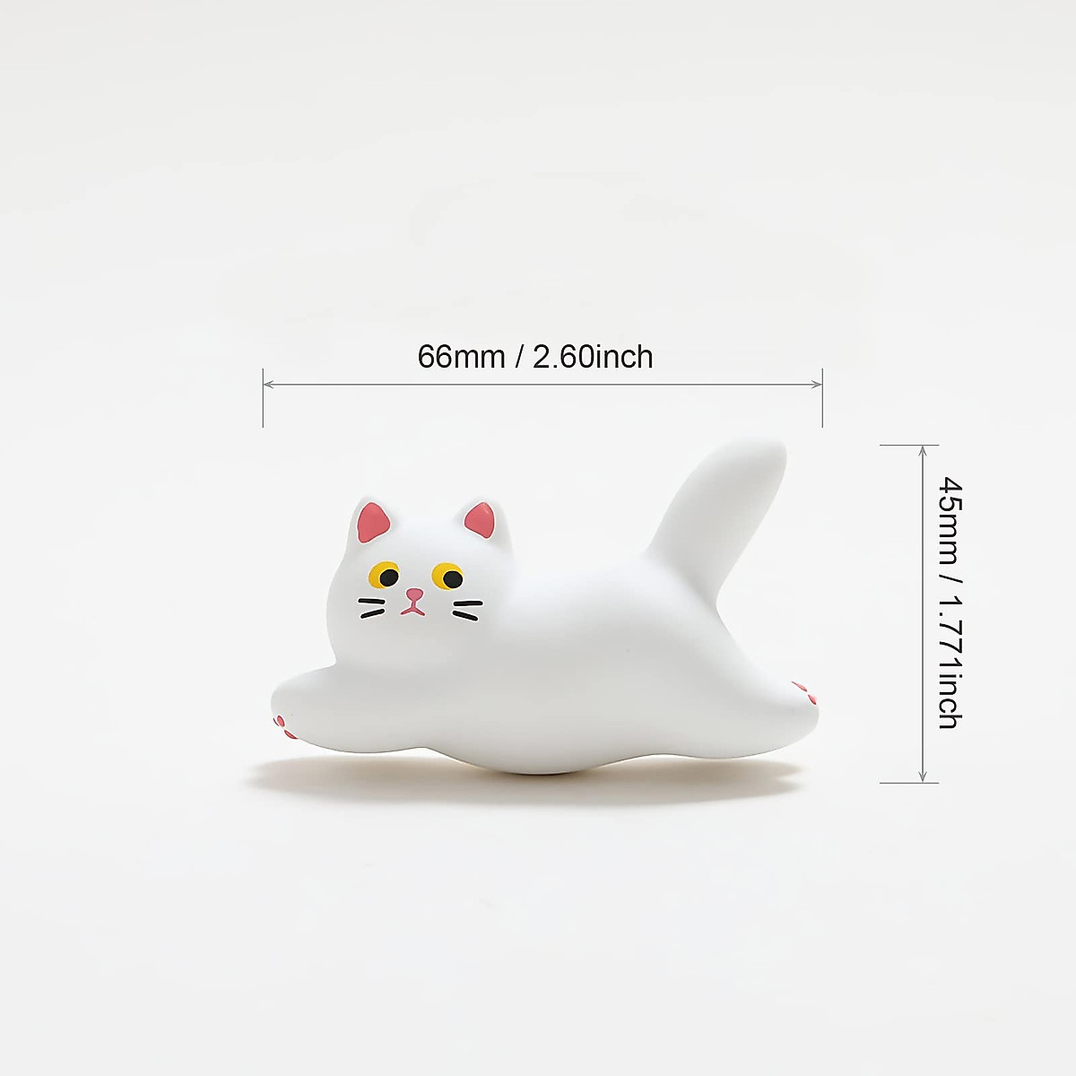 JADDSA Cat Magnet 3D Resin Refrigerator Magnets Stickers Cute Magnets Kitchen Decoration,Decorative Magnets with Double-Sided Stickers to Satisfy Any Panel.