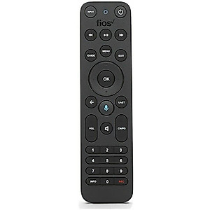 (2-Pack) Replacement for Verizon FiOS TV All in One Smart Voice Remote Control (Not Backward Compatible), Black