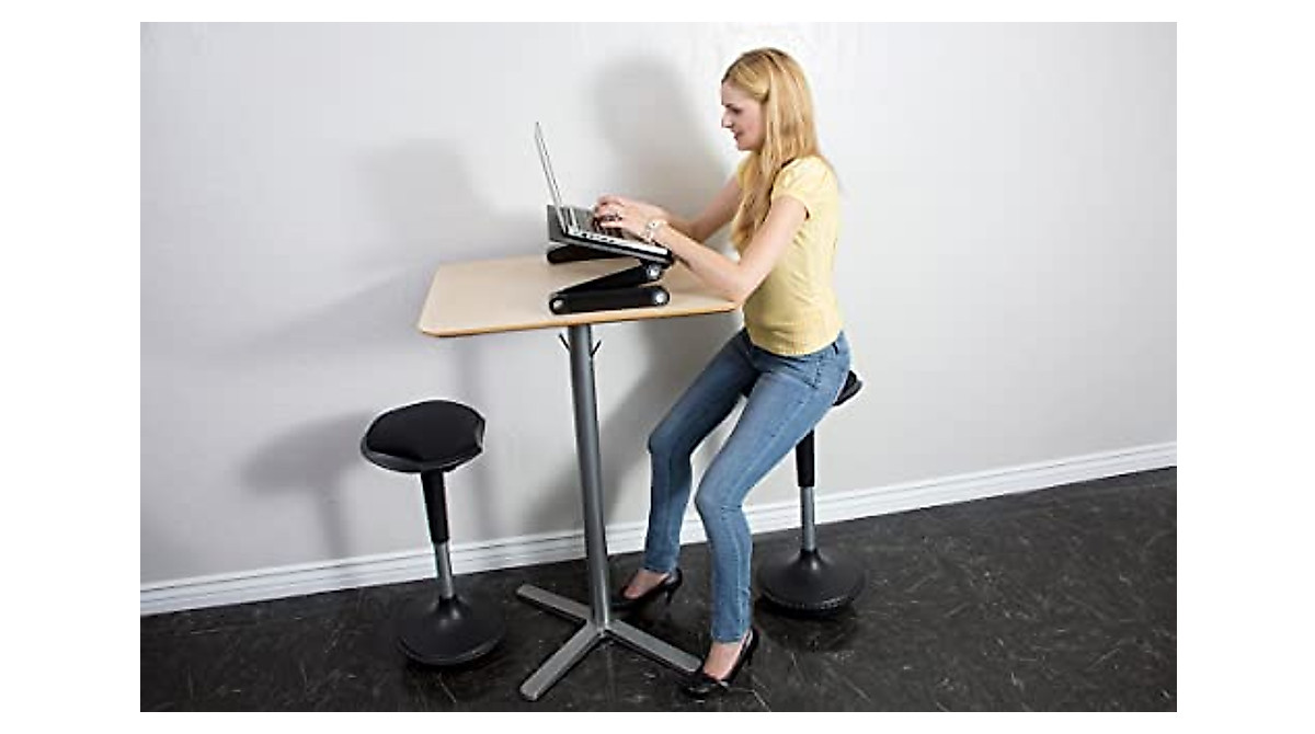 Wobble Stool Standing Desk Chair - Adjustable & Active Sitting