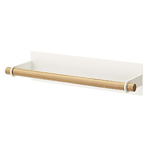 Yamazaki KT-PW I WH Kitchen Paper Holder, 約 幅28×奥行7×高さ6cm, wht