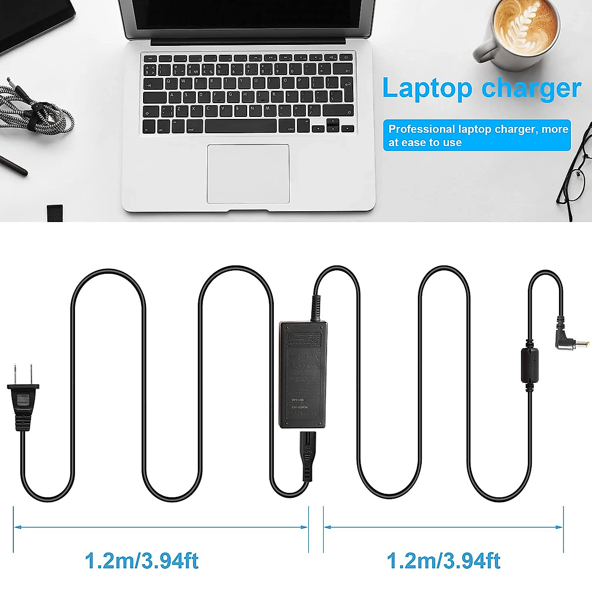 Laptop Charger Adapter Power Supply Cable for ASUS A53E A55 K50IJ K52F K56CA K55A X53U K53E U56E X53E X54H X5D X55A X55C X75A X50IJ X401A X502 X502X X502CA X551C X551CA X551M Q400A Q501LA Q502 Cord