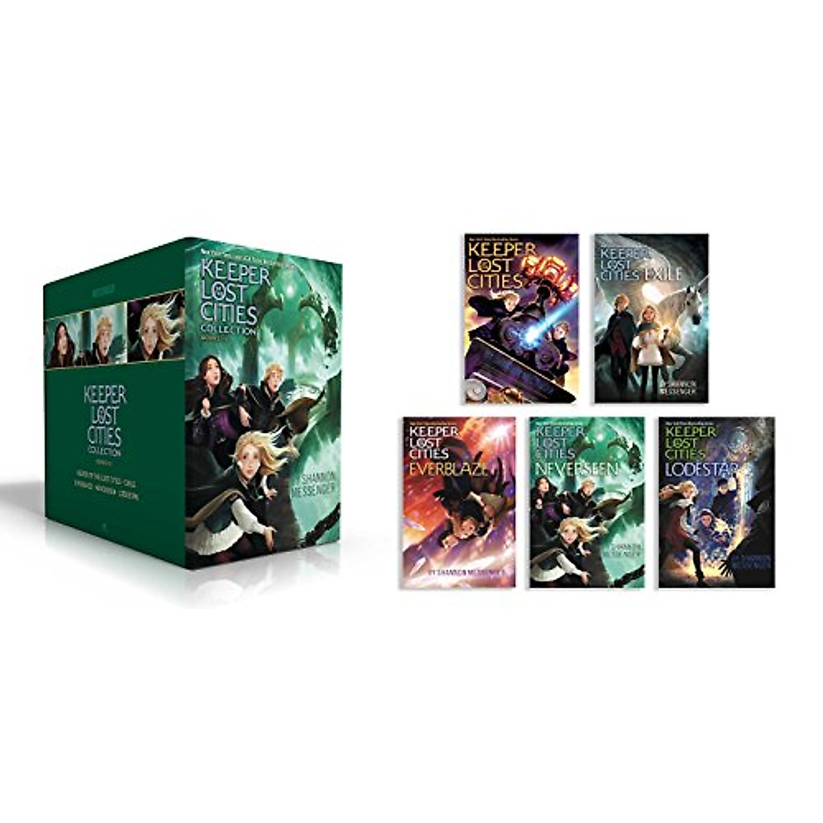 Keeper of the Lost Cities Collection Books 1-5 (Boxed Set): Keeper of the Lost Cities; Exile; Everblaze; Neverseen; Lodestar