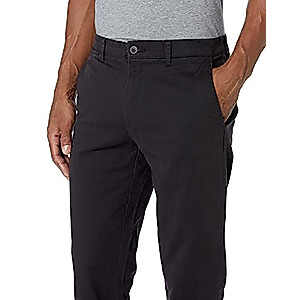 Goodthreads Men's Slim-Fit Washed Comfort Stretch Chino Pant, Black, 31W x 30L