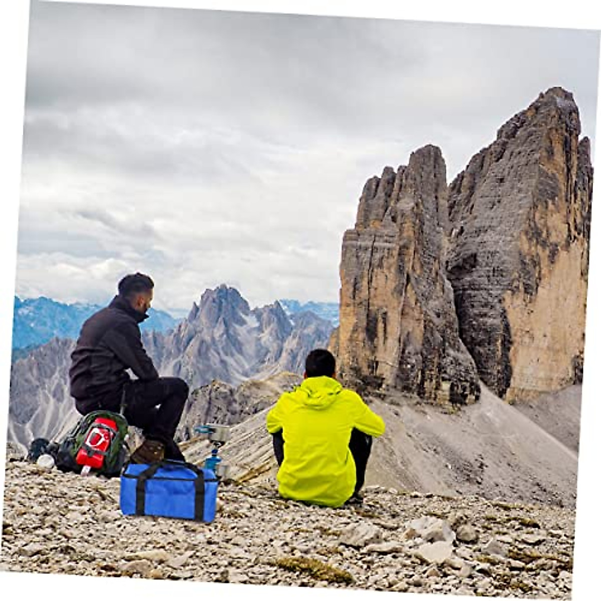 ULTECHNOVO Insulated Bag Beverage Container Food Container Large Shopping Bags Collapsible Basket Foldable Picnic Basket Insulated Basket Blue Pizza Delivery Bag Portable Lunch Cooler Bag