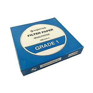 Filter Paper, Qualitative, Grade 1, 150 mm (Diameter) Pack of 100 Sheets