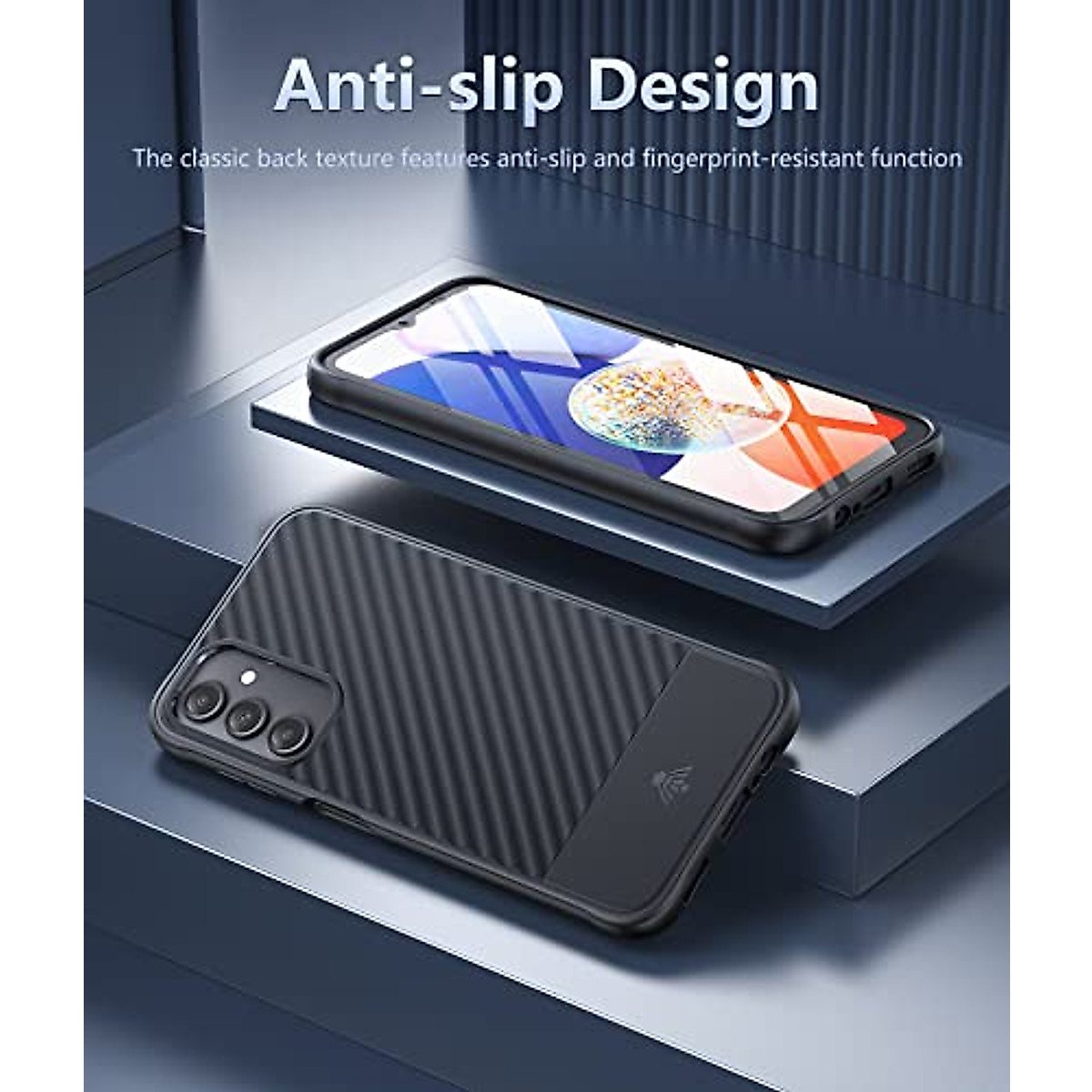 FNTCASE for Samsung Galaxy A14-5G Case: Soft TPU Slim Thin Protective Phonecase Shockproof Anti-Drop Full Body Protection Cell Phone Cover for Galaxy A145g - 6.6 inch 2023 Black